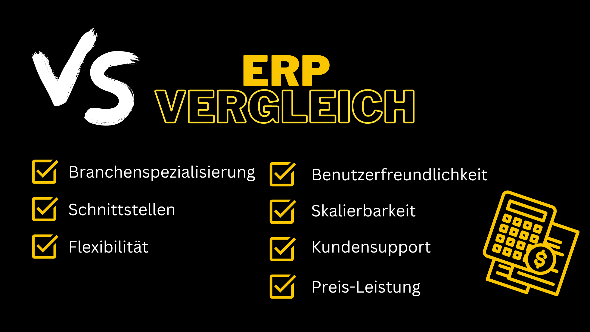 ERP-System Vergleich